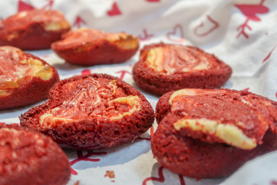 Red Velvet Swirl Brownies Recipe - Windy City Peach