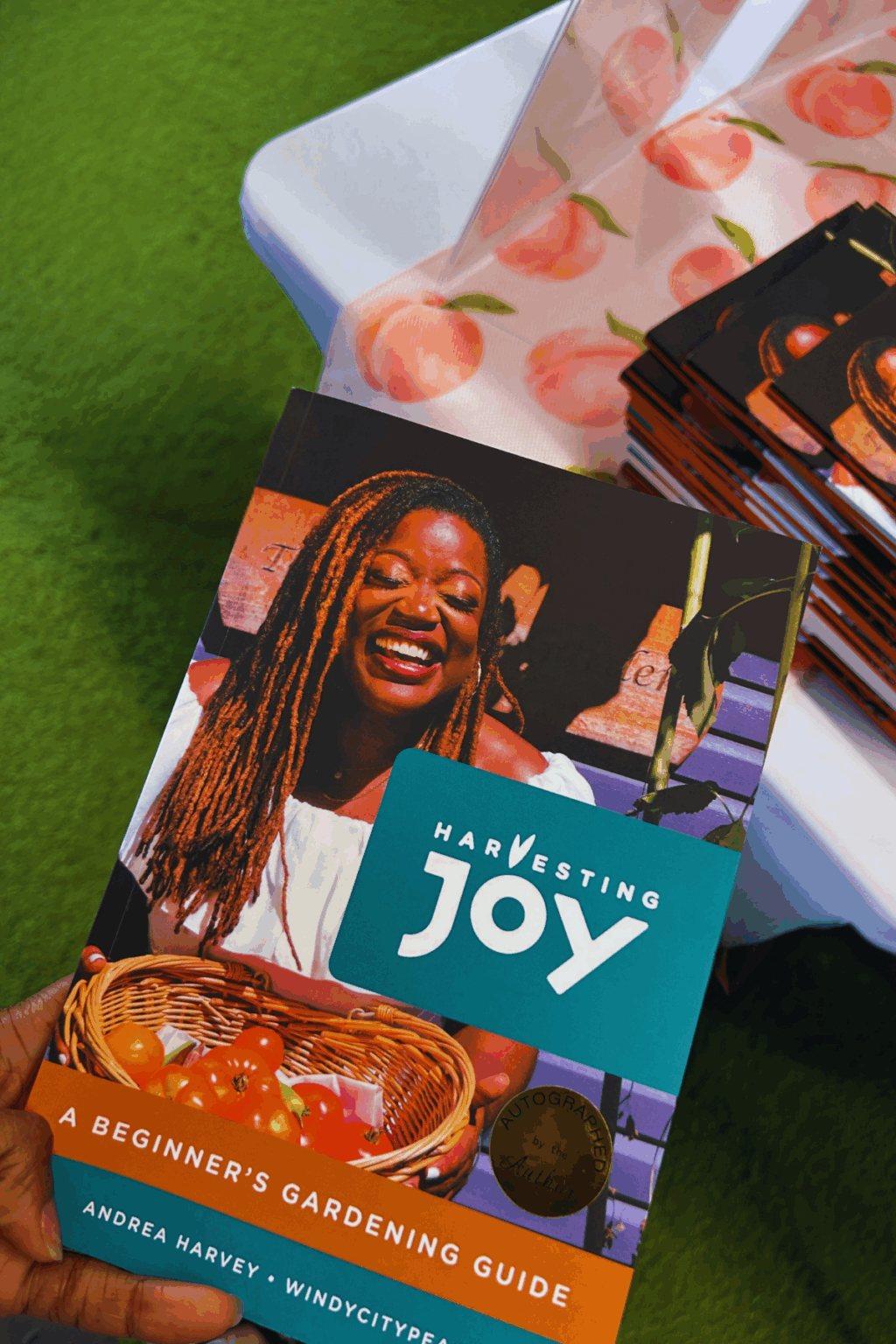 Harvesting Joy Book Signing Event in Chicago - Windy City Peach